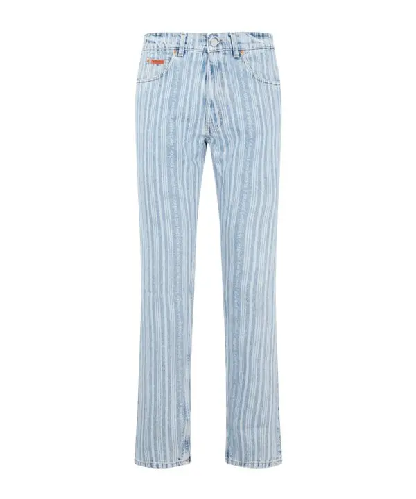 Martine Rose Striped Straight-leg Jeans