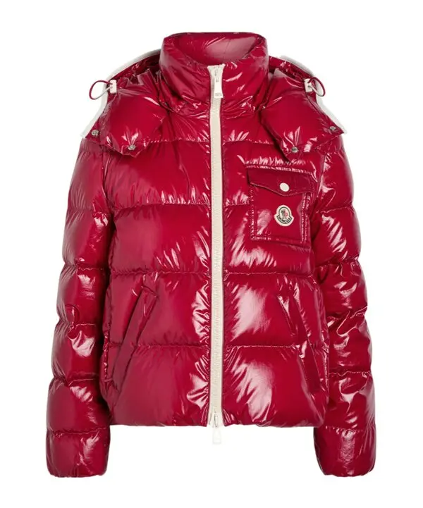 Moncler Andro Padded Hooded Glossed Shell Jacket