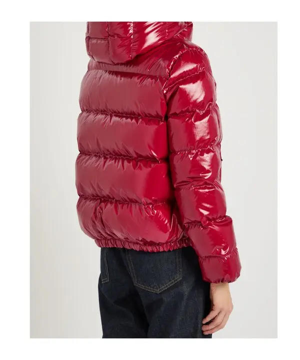 Moncler Andro Padded Hooded Glossed Shell Jacket