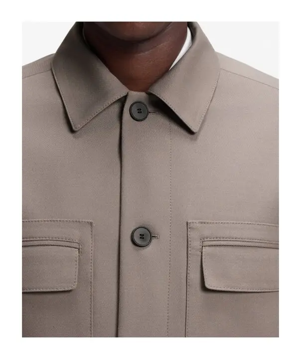 Hugo Boss Flap-pocket Button-up Jacket