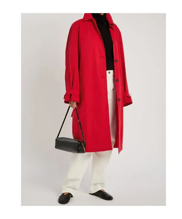 TOTEME Belted Cotton Trench Coat
