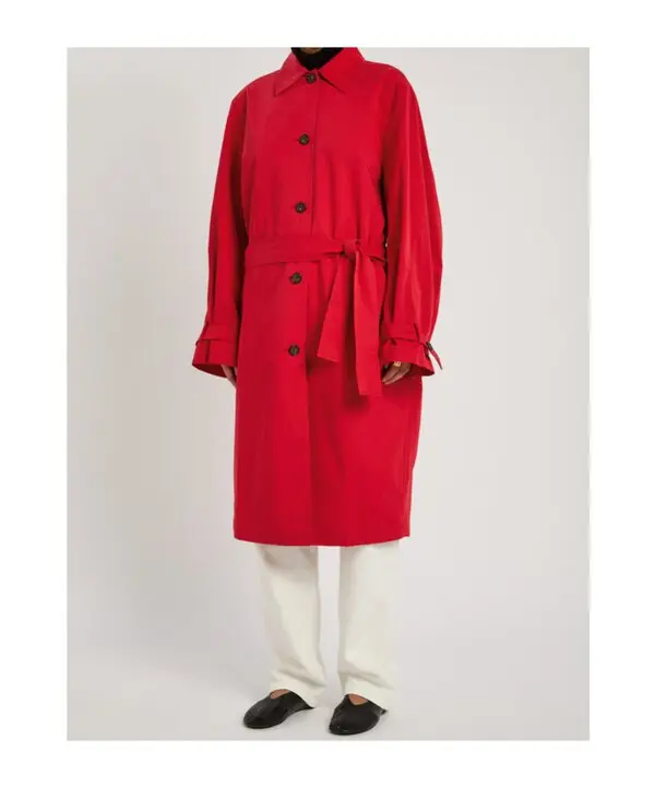 TOTEME Belted Cotton Trench Coat