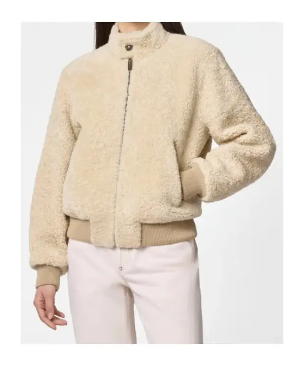 TOD'S Shearling Bomber Jacket