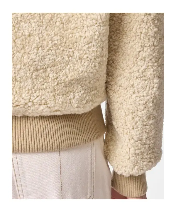 TOD'S Shearling Bomber Jacket