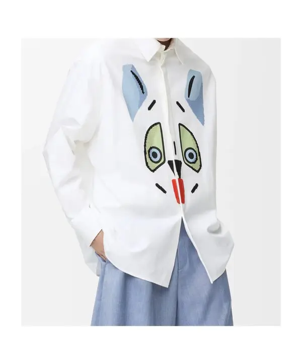 Loewe Futurist Cat Printed Shirt