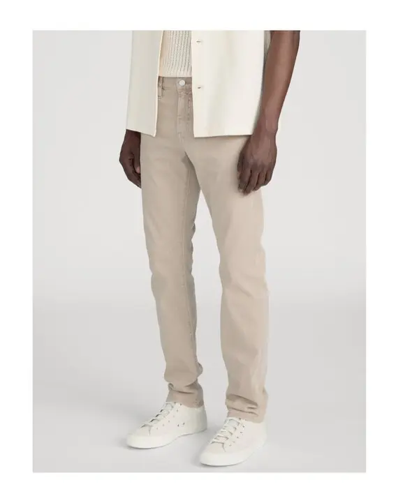 FRAME L'homme Slim Brushed Twill Pants - Taupe