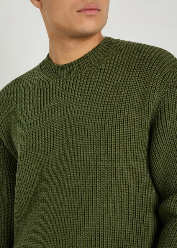 TOM FORD Ribbed Crew-neck Wool Jumper