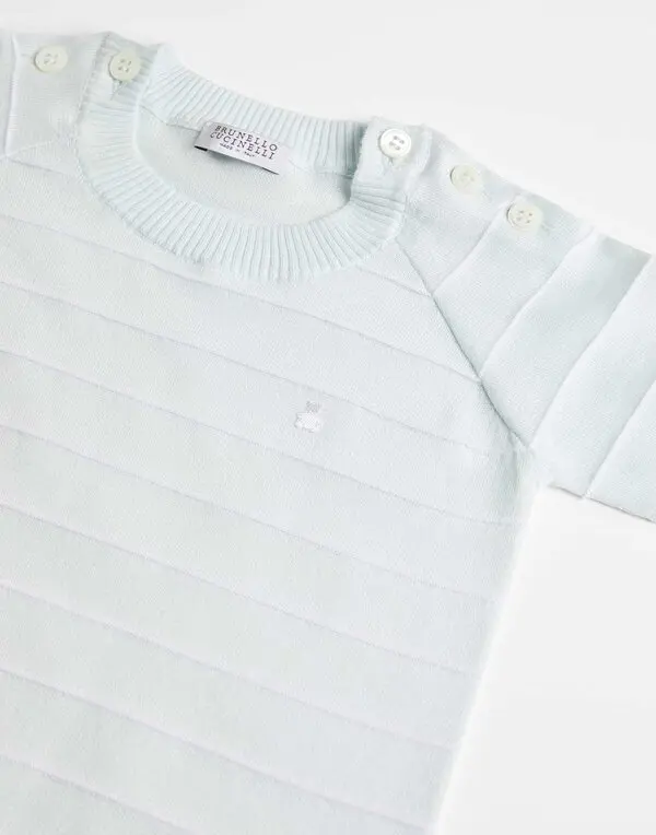 Brunello Cucinelli Striped Knit Shorties
