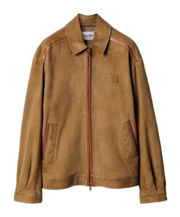 Miu Miu Suede Blouson Jacket