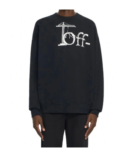Off-White Long-sleeve Crew-neck Sweatshirt