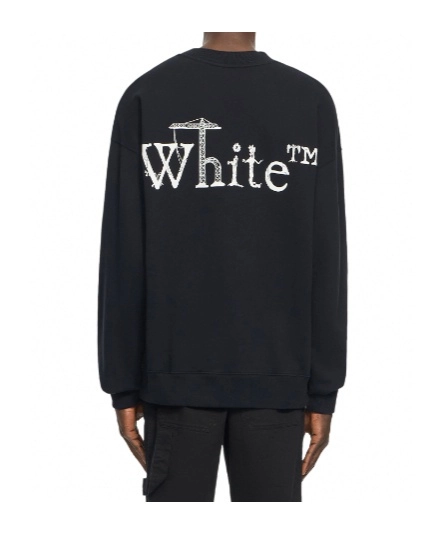 Off-White Long-sleeve Crew-neck Sweatshirt