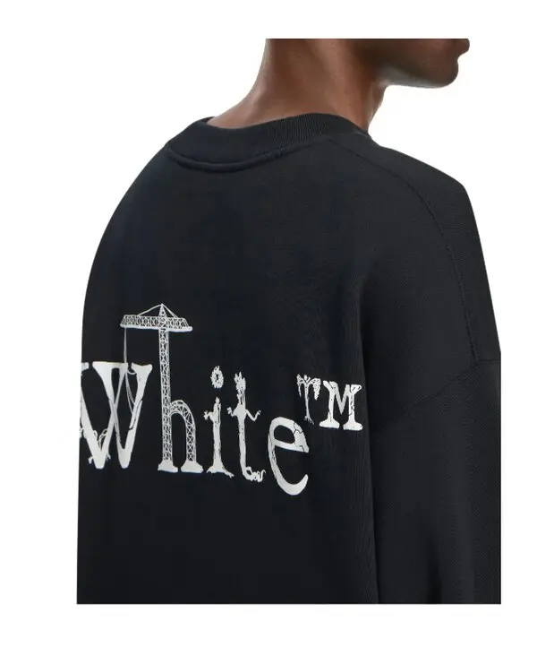 Off-White Long-sleeve Crew-neck Sweatshirt