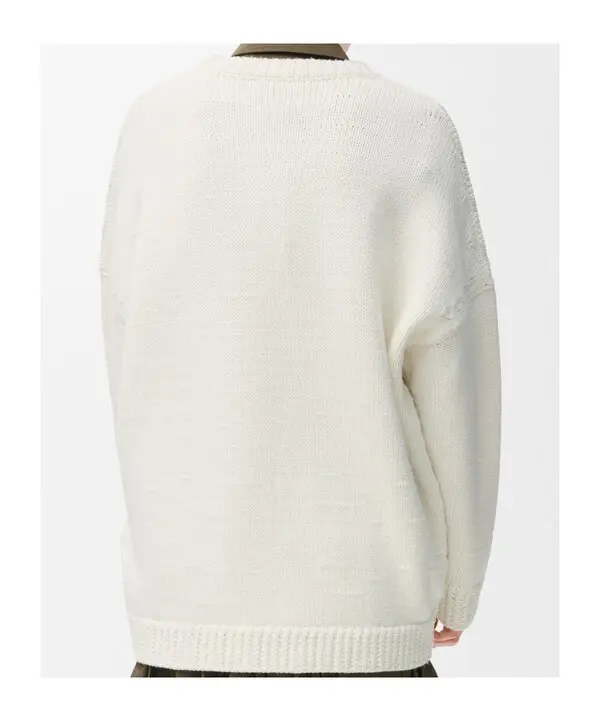 Loewe Wool Sweater With Graphic Detail