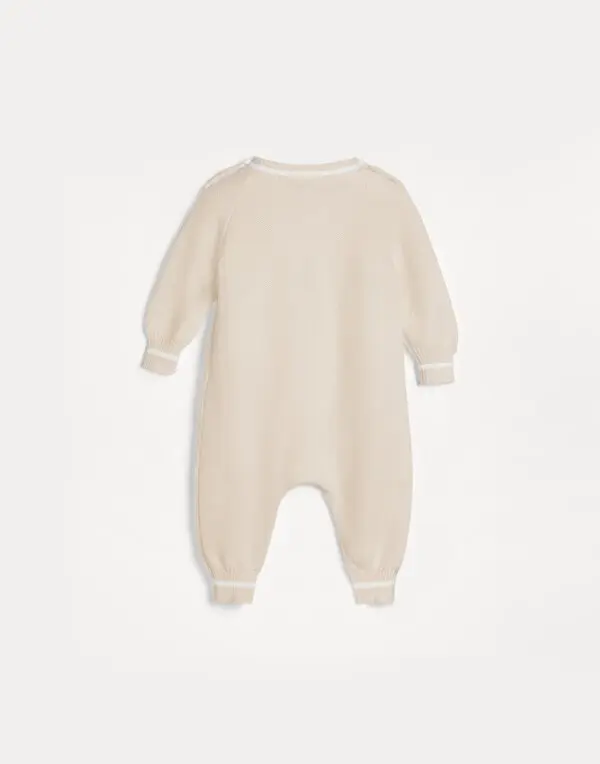 Brunello Cucinelli Honeycomb Knit Romper