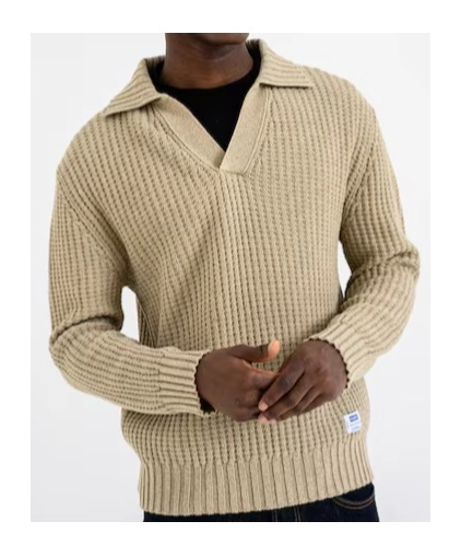 Hugo Boss Collared Long-sleeved Knit Sweater