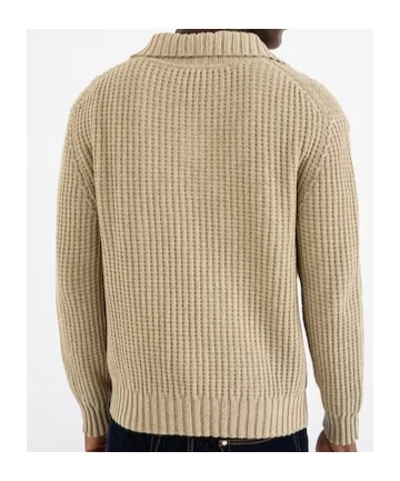 Hugo Boss Collared Long-sleeved Knit Sweater