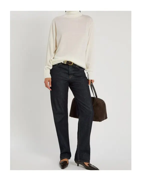 TOTEME Turtle-neck Fine-knit Wool Jumper