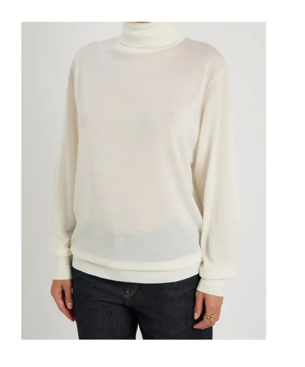 TOTEME Turtle-neck Fine-knit Wool Jumper