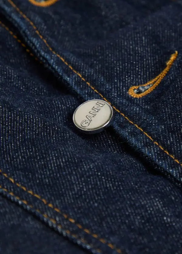 GANNI Panelled Denim Jacket