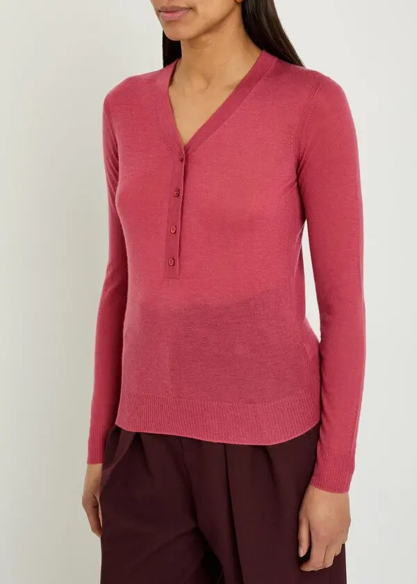 JOSEPH Gillies Cashmere V-neck Top