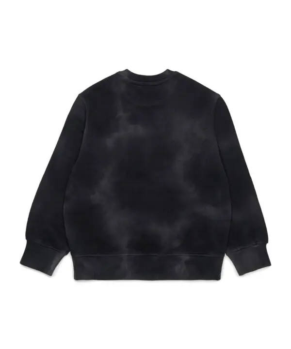 DIESEL® Graphic Print Rhinestone Embellished Sweatshirt