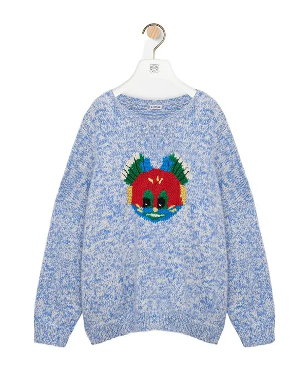 Loewe Sweater In Wool And Mohair Blend