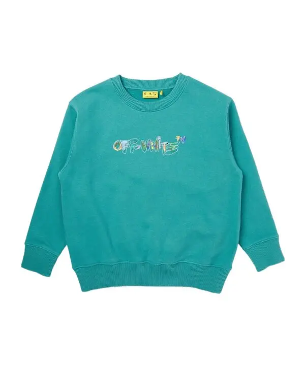 Off-White Long-sleeved Sweatshirt