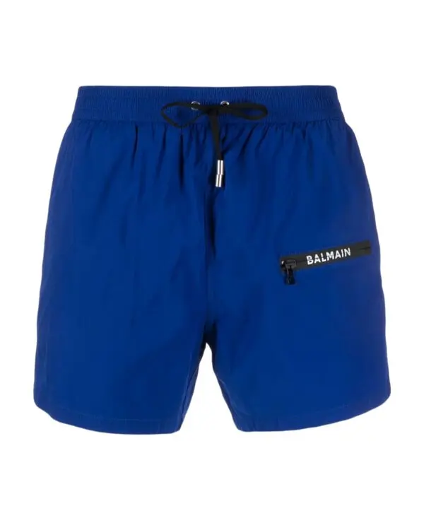 Balmain Logo-print Swim Shorts
