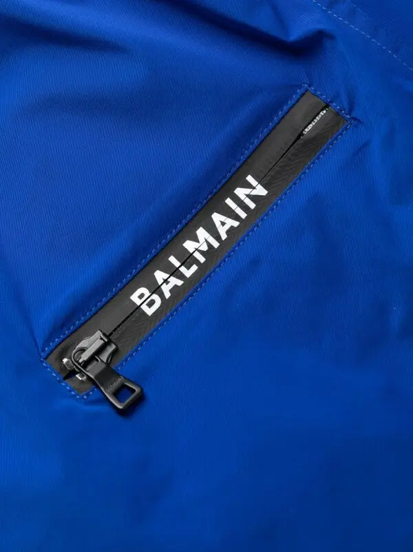 Balmain Logo-print Swim Shorts