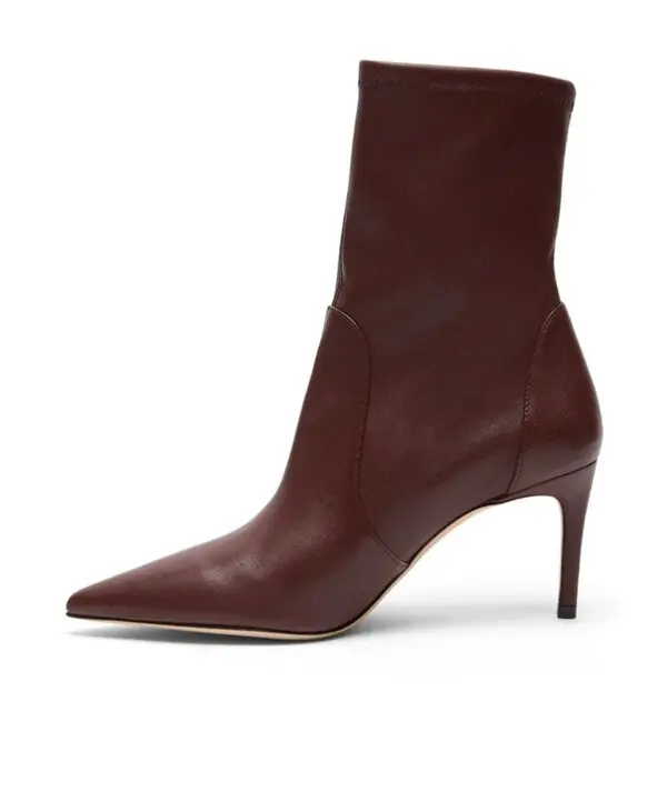 STUART WEITZMAN Power Bootie 75 - Brownstone