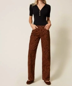 TWINSET Button Embellished Polo Shirt