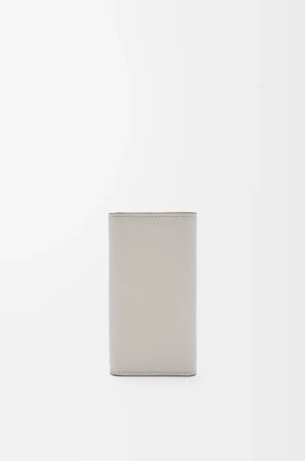 Loewe Anagram Key Case In Pebble Grained Calfskin