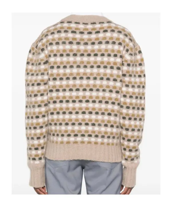 Marni Geometric Pattern V-neck Cardigan