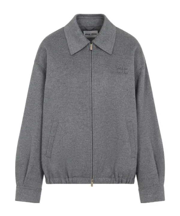 Miu Miu Double Cashmere Blouson Jacket