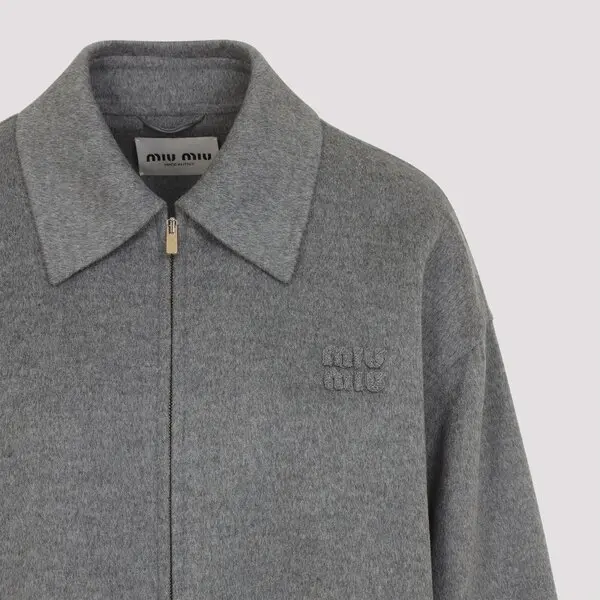 Miu Miu Double Cashmere Blouson Jacket
