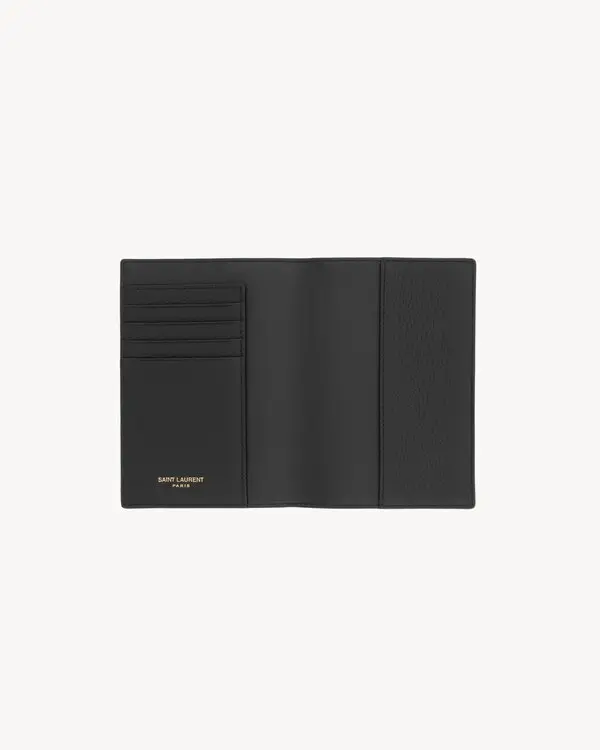 Saint Laurent Tiny Cassandre Passport Case