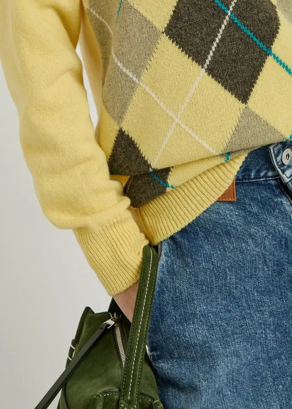 J.W.ANDERSON Pringle Argle Wool Polo Jumper