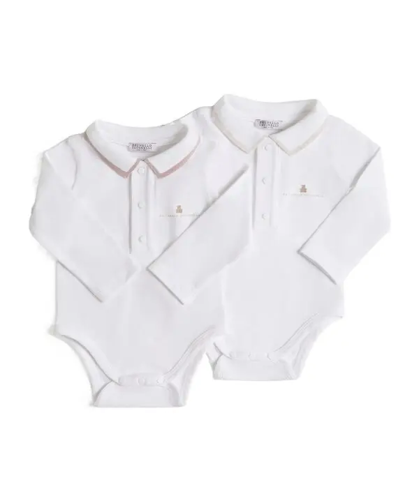 Brunello Cucinelli Baby Bernie Bodysuit Set