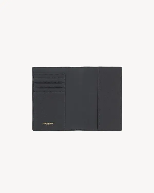 Saint Laurent Tiny Cassandre Passport Case