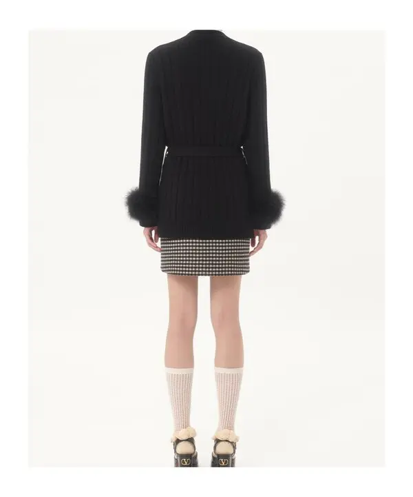 Valentino Garavani Cardigan With Feathers