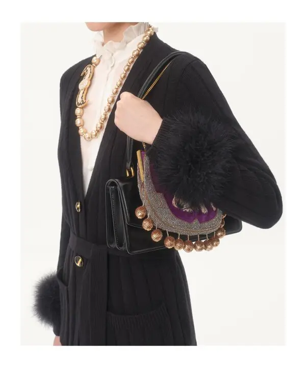 Valentino Garavani Cardigan With Feathers