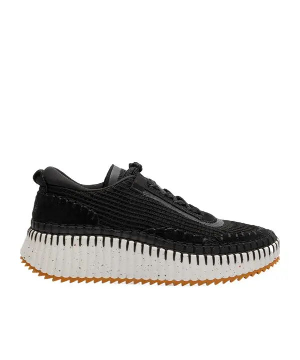 Chloé Nama Panelled Recycled Mesh Sneakers