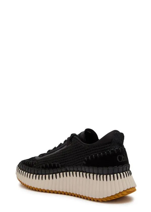 Chloé Nama Panelled Recycled Mesh Sneakers