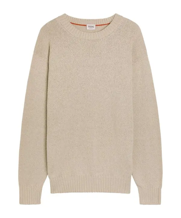 TOD'S Crew-neck Cotton-knit Jumper