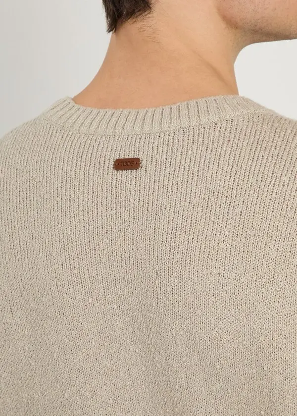 TOD'S Crew-neck Cotton-knit Jumper
