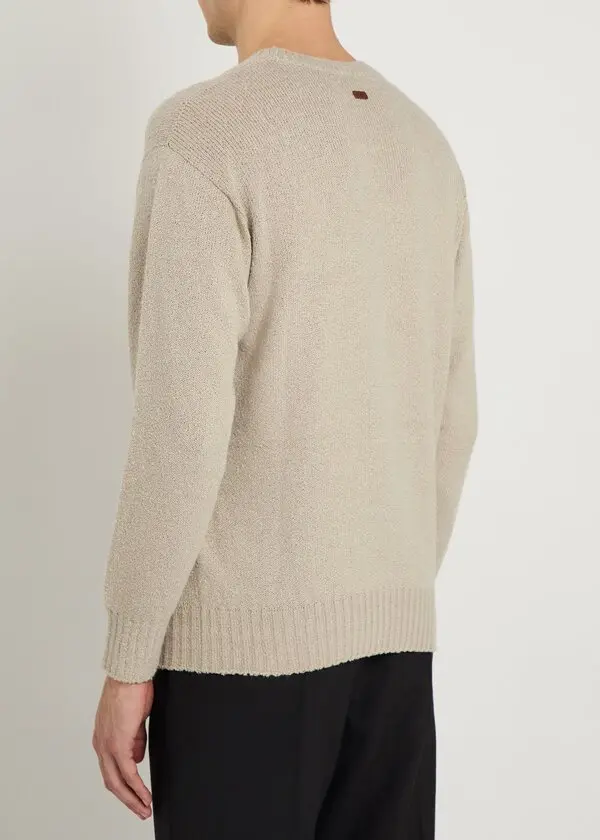 TOD'S Crew-neck Cotton-knit Jumper