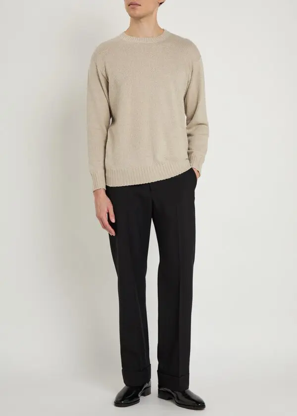 TOD'S Crew-neck Cotton-knit Jumper