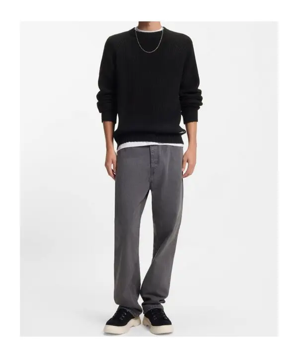 Hugo Boss Rib-knit Sweater In Cotton