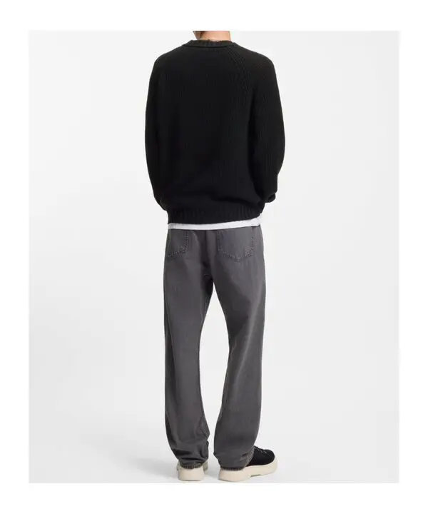 Hugo Boss Rib-knit Sweater In Cotton