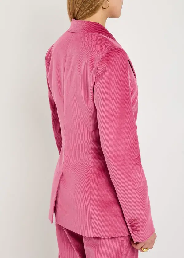 Gabriela Hearst Double-breasted Corduroy Blazer